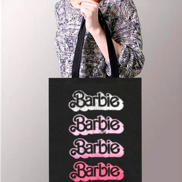 Barbie | Bags | Barbie The Movie Cotton Tote Bag | Poshmark
